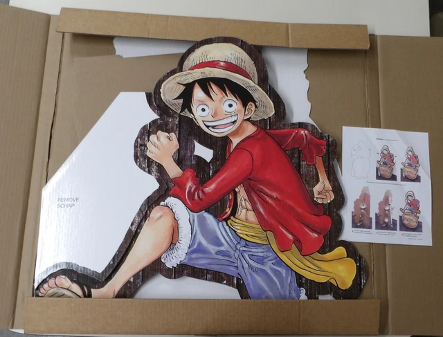 ONE PIECE MONKEY D Luffy Cardboard Standee 28" x 55" Viz Media Promo ...
