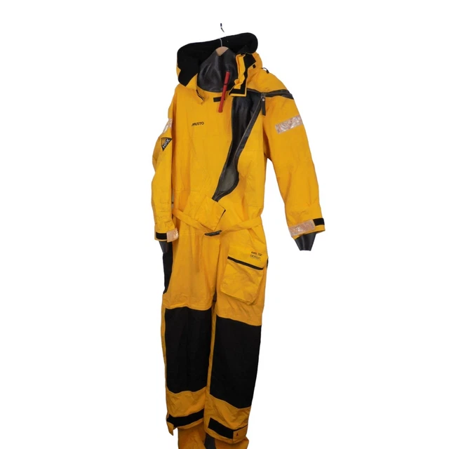 MUSTO HPX DRYSUIT GoreTex Helicopter Survival Suit Used Size XL Sailing ...