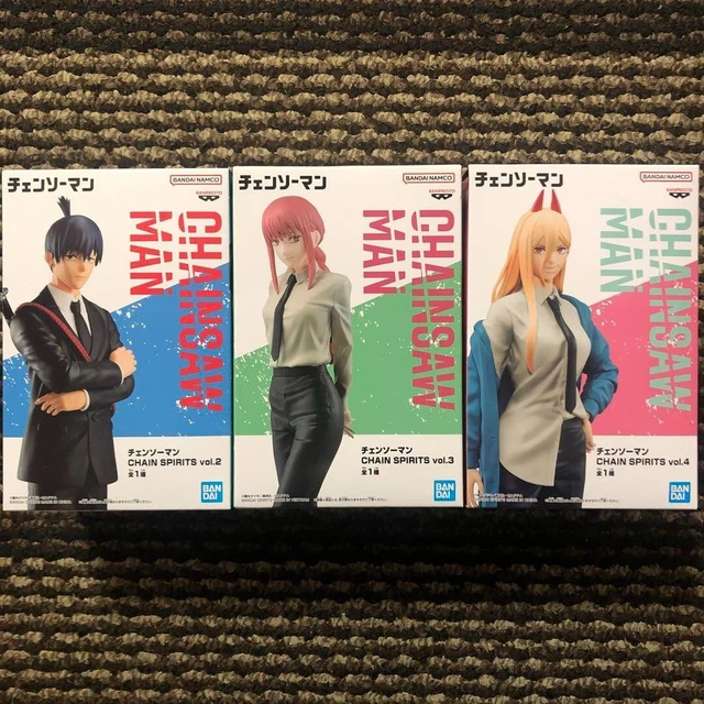 CHAINSAW MAN POWER Makima Aki Hayakawa Figure set of 3 TAITO SEGA Prize ...