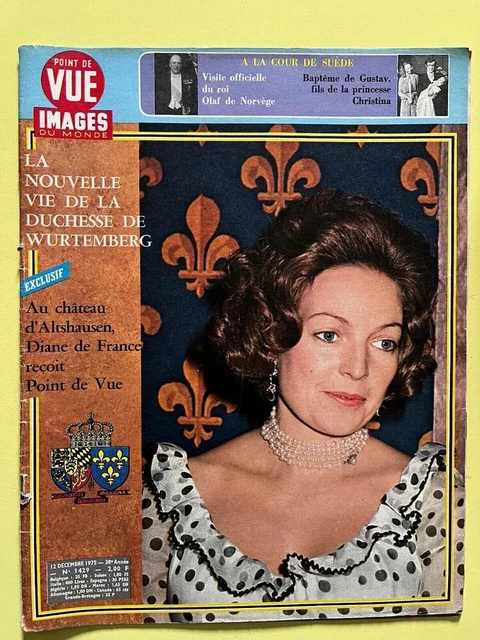 POINT DE VUE Images du monde N°1429/ 12 Décembre 1975 EUR 3,50 - PicClick FR