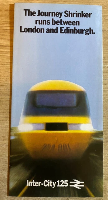 BRITISH RAIL INTERCITY 125 Hst Information Leaflet Ecml 1978 £2.50 ...
