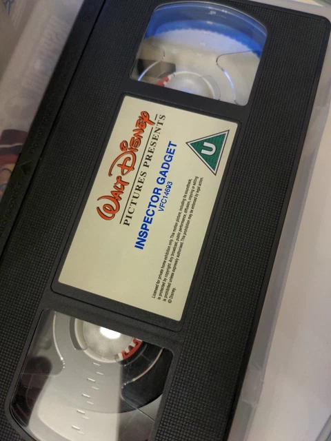 COLLECTION OF DISNEY VHS X4- A Bugs Life- Toy Story- Inspector Gadget ...