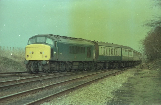 PARKSIDE JUNCTION CLASS 45 45110 5.2.84 35mm Colour Negative RN432 £2. ...