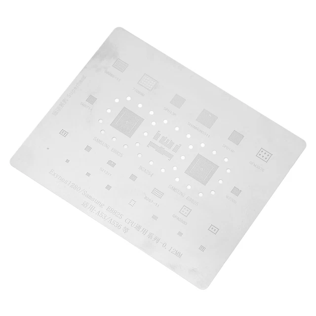 BGA REBALLING STENCIL Phone Tin Reballing Stencil CPU Tin Planting ...