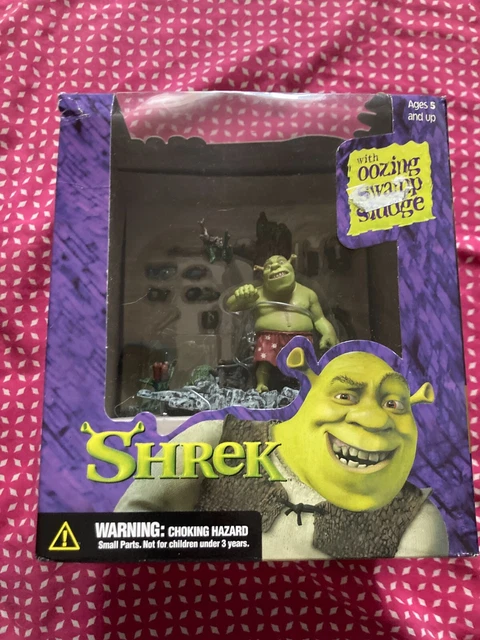 SHREK SHREK PLAYSET the swamp bath vintage 2001 dreamworks mcfaarlane ...