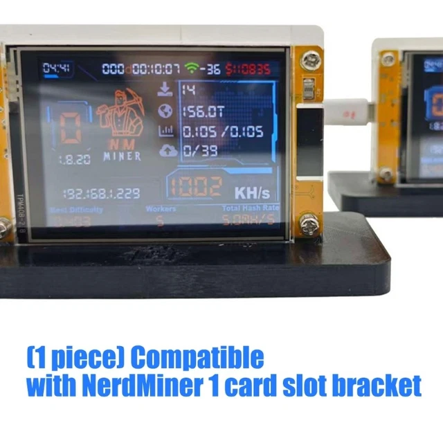EASY ASSEMBLY SUPPORT Stand For NerdMiner Mining Hardware 1 Slots $13. ...