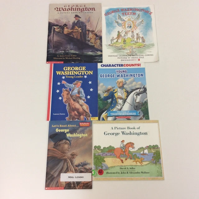 AMERICAN HISTORY GEORGE Washington Biography 1st 2nd 3rd 4th Grade 6 ...