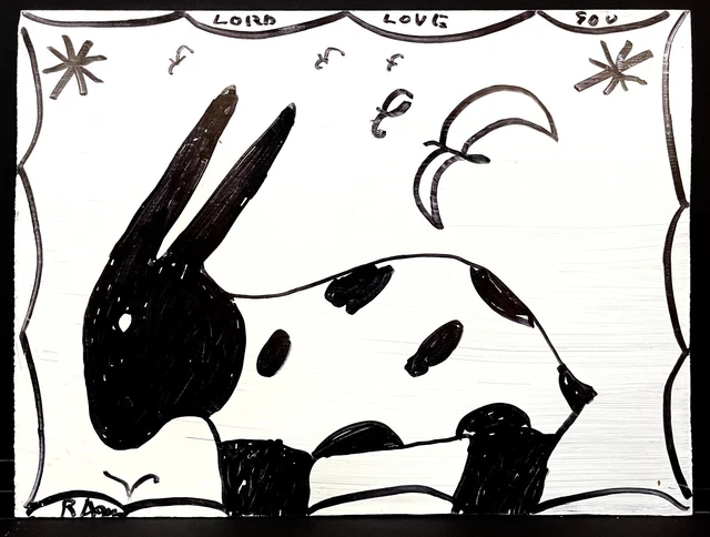 ORIGINAL OIL PAINTING RA Miller Southern Georgia Folk Outsider Art ...