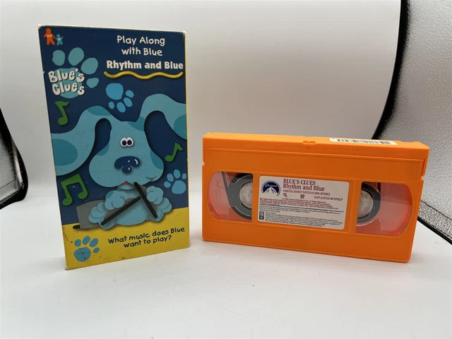 BLUE'S CLUES PLAY Along With Blue Rhythm And Blue Vhs Tape £6.03 ...