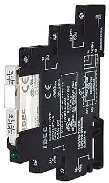 IDEC SERIES DIN Rail Interface Relay Module - RV8H-L-AD18 EUR 11,09 ...