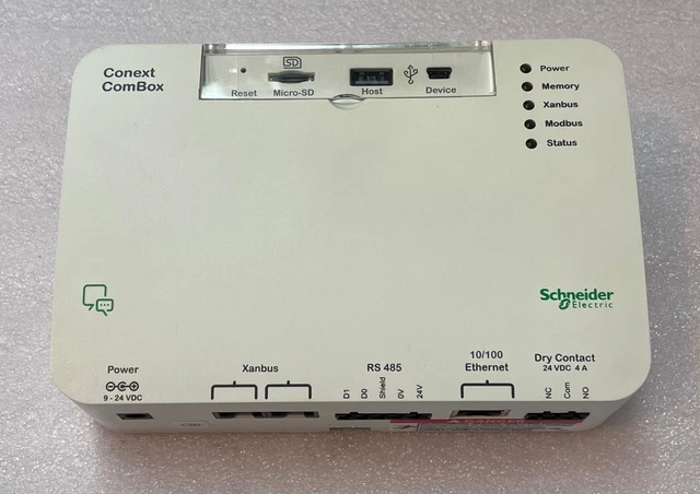 SCHNEIDER ELECTRIC CONEXT Combox Xanbus Modbus Gateway For Xw Inverter ...