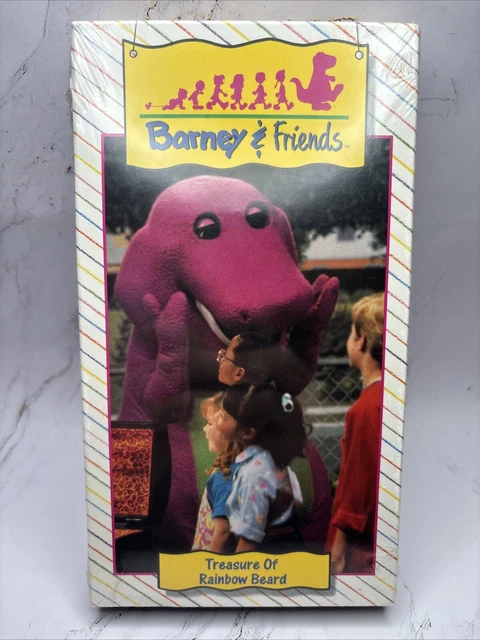 BARNEY & FRIENDS VHS Treasure Of Rainbow Beard Time Life 1992 SCELLÉ EN ...