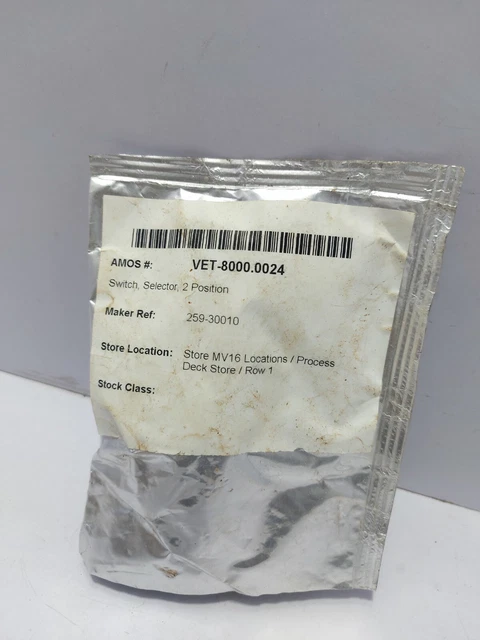 KLOCKNER MOELLER VDE 0660 Selector Switch 2 POSN 259-30010 $127.08 ...