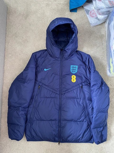 ENGLAND FOOTBALL Shirt Puffer Coat Soccer Jacket 2022 Staff Issue ...