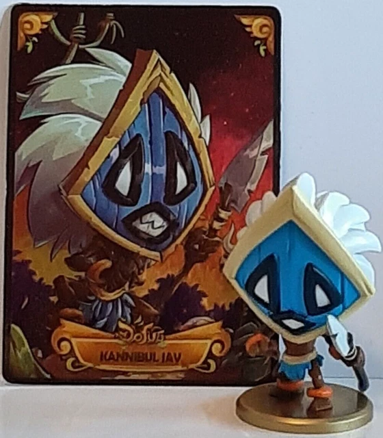 KROSMASTER ARENA SÉRIE 3 - Kannibul Jav Miniature Or Et Carte Papier ...