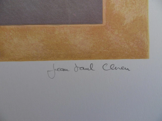 JEAN-PAUL CLEREN : Le Masque LITHOGRAPHIE originale signée et numérotée ...