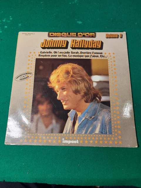 LP 33T VINYLE Johnny Hallyday disque d'or volume 9, 33 tours EUR 8,90 ... LP 33T VINYLE Johnny Hallyday disque d'or volume 9, 33 tours EUR 8,90 ...
