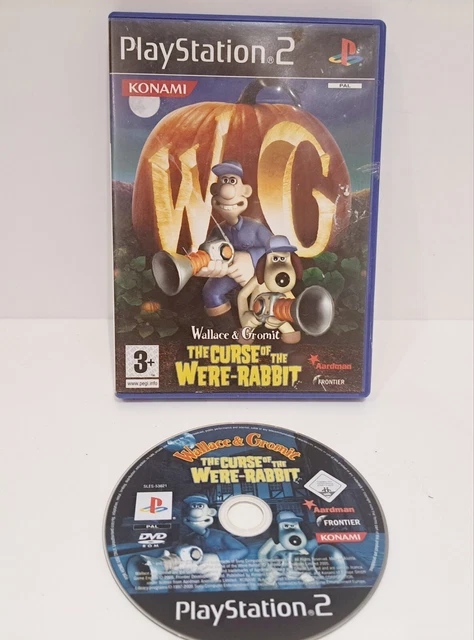 WALLACE & GROMIT THE CURSE OF THE WERE RABBIT PlayStation 2 PS2 Game ...