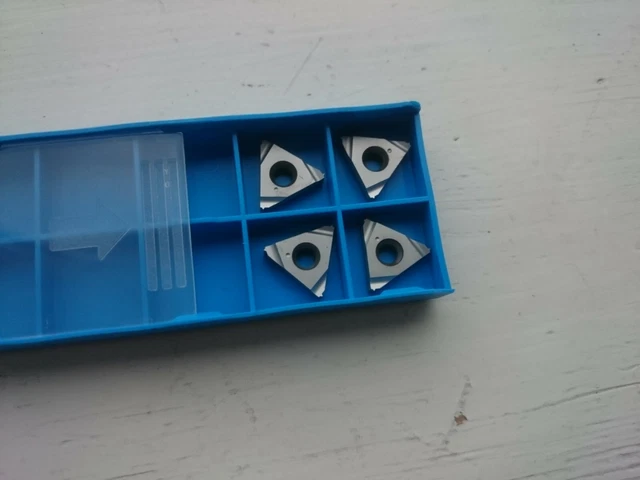 4 VARDEX THREADING inserts 3IR 0.8ISO VM7 ( 16NR0.80ISO 16IR 0.8 ISO ...