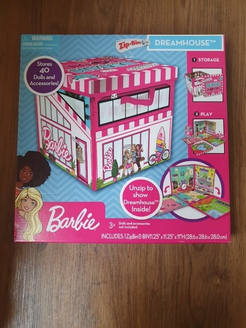 BARBIE DREAMHOUSE PLAYMAT & Storage ZipBin £21.50 - PicClick UK