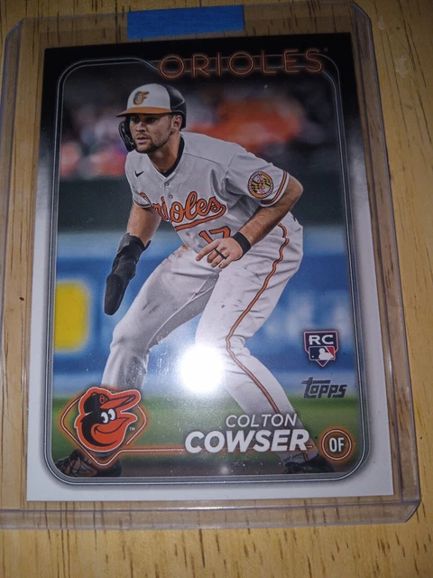 2024 TOPPS SERIES 1 #257 Colton Cowser Rookie Baltimore Orioles RC EUR ...