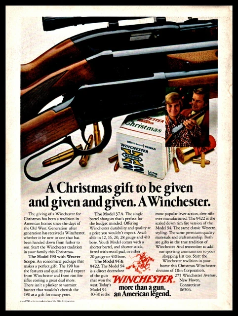 1977 WINCHESTER 190 w/Weaver Scope Model 37A and 94 Lever Action Rifle ...