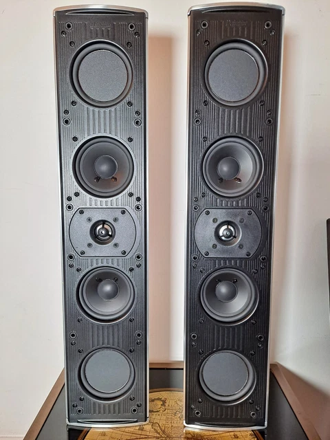 DEFINITIVE TECHNOLOGY MYTHOS Two Aluminium Tower Loudspeakers Hi-End ...