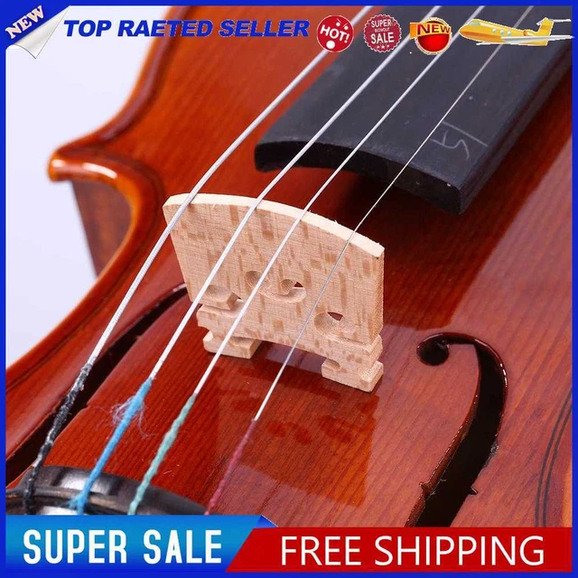 WOOD VIOLIN BRIDGE Maple Violin Code Musical Instrument Accessories (1/ ...