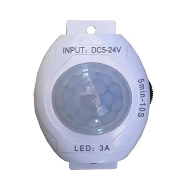 DC 5-24V 3A Motion Sensor Switch for Closet Cabinet LED Strip Light £7. ...
