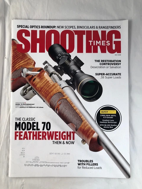 SHOOTING TIMES MAGAZINE Back Issue July 2018 Model 70 Featherweight ...