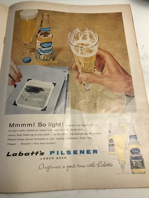 LIBERTY MAGAZINE SEPTEMBER 1958 Danny Kaye CFL Football Argonauts Hamp ...