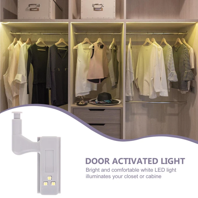 SENSOR LIGHT FOR Cabinet Battery Operated Door Activated Light Cabinet ...