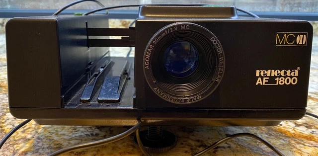 REFLECTA AF 1800 SLIDE PROJECTOR with REMOTE CONTROL & STORAGE ...