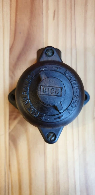 VINTAGE 1940S BAKELITE Industrial Light Switch BICC £12.49 - PicClick UK