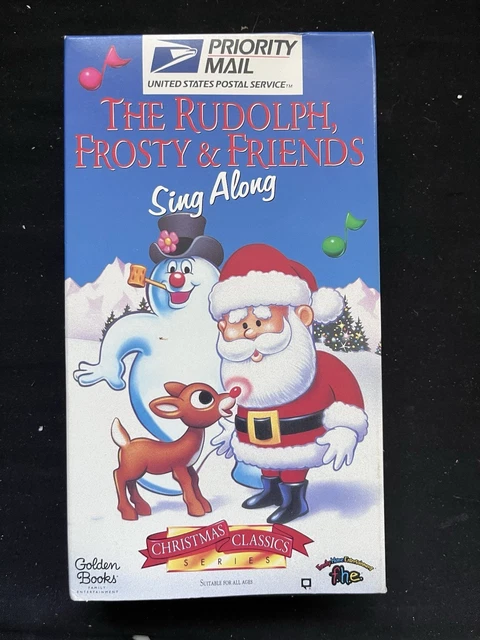 RUDOLPH FROSTY & Friends Sing Along Christmas VHS Songs USPS 1996 £5.67 ...