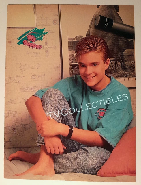 MAGAZINE PINUP~ CHAD ALLEN barefoot ~1980s ~~Back- CANDACE CAMERON £6. ...