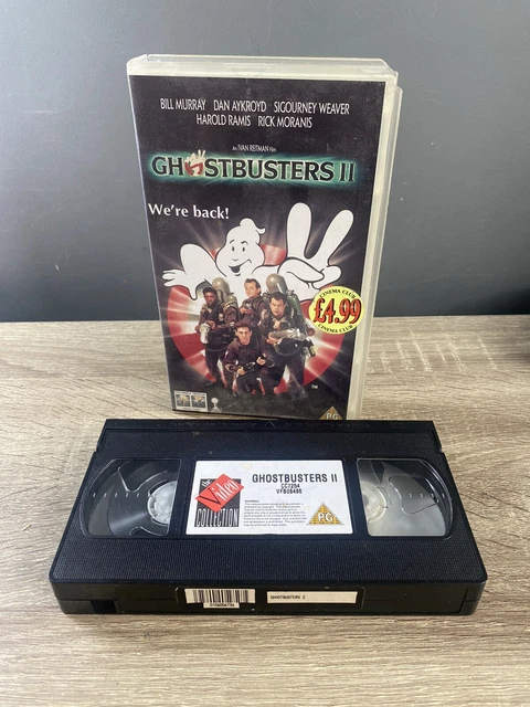 GHOSTBUSTERS II 2 (1989 PG) PAL VHS Video Tape - Cinema Club 1996 ...