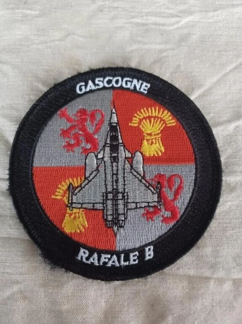 PATCH ARMÉE DE l'air RAFALE SAINT DIZIER escadron GASCOGNE avec velcro ...