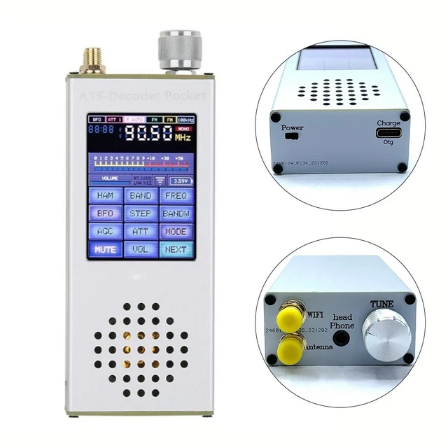 RÉCEPTEUR RADIO INNOVANT ATSDecoder Si4732 avec navigation par écran ...