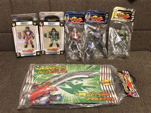 KAMEN RIDER MASKED Ryuki Dragon Knight Figure 5p Saber set BANDAI w/BOX ...