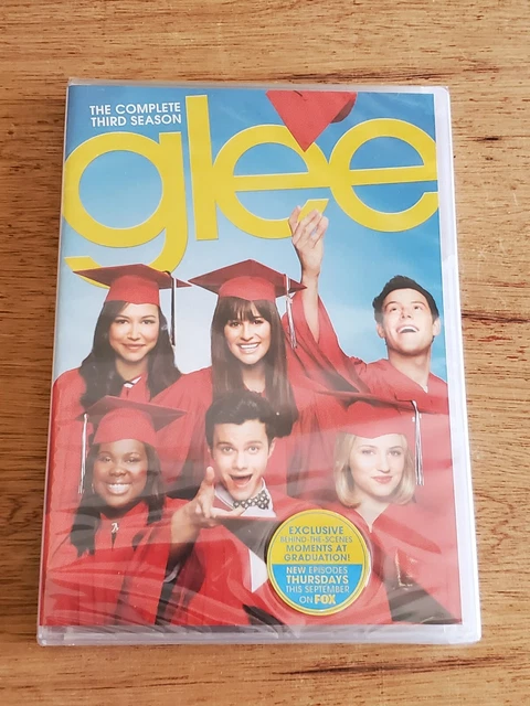 DVD GLEE COMPLETE Third Season 6 Disc Set 22 Episodes New Factory ...