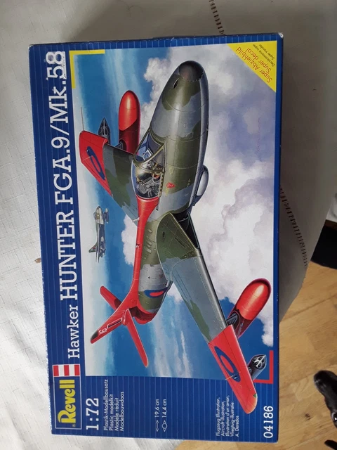 REVELL 1:72 SCALE Hawker Hunter F. Mk.9 Model Aircrakft Kit £19.99 ...