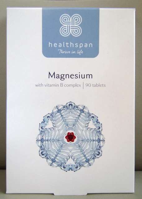 HEALTHSPAN MAGNESIUM 375MG + Vitamin B Complex. *89 Tablets. Expiry ...