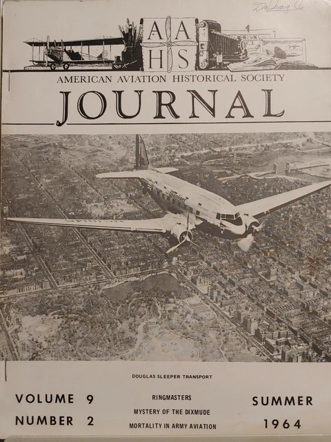 AMERICAN AVIATION HISTORICAL Society AAHS Journal Vol.9 No.2 Summer ...