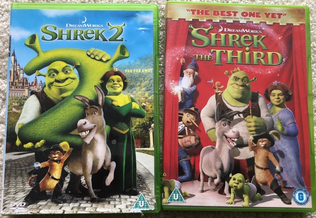 TWO DVD PACKAGE - Shrek 2 and Shrek the Third from Dreamworks £4.99 ...
