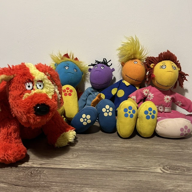 VTG TWEENIES PLUSH Toys Bella Fizz Milo Jake Doodles 14" Tall 1998/1999 ...
