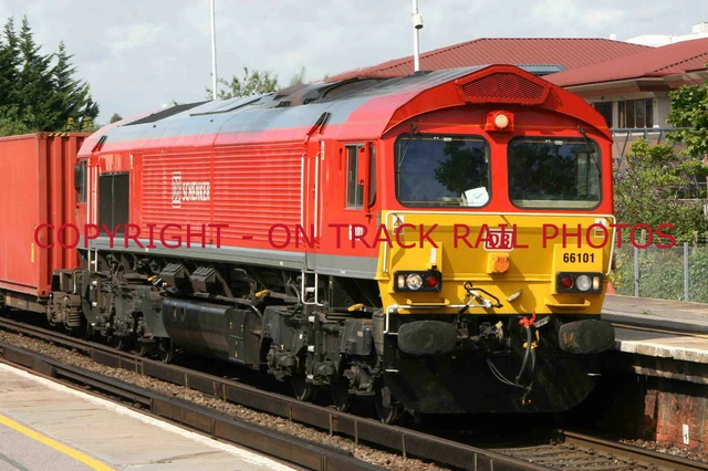 UK RAILWAY PHOTOGRAPH Of Class 66 66101. Rm66-241 £1.70 - PicClick UK