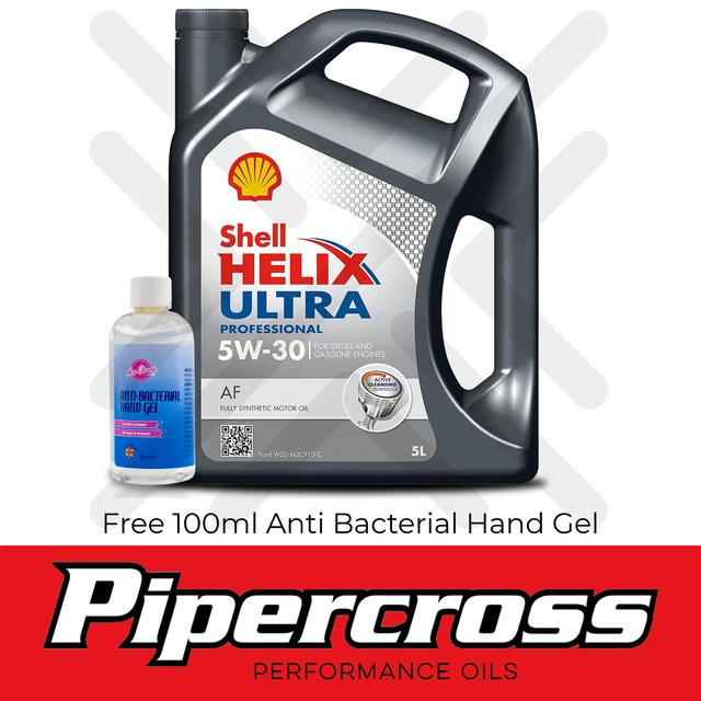 SHELL HELIX ULTRA Professional AF 5W-30 Engine Oil 5 LITRES 5L + FREE ...