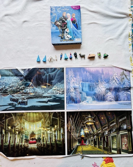 DISNEY FROZEN MY Busy Books Collection - Figures And Playmat £4.87 ...