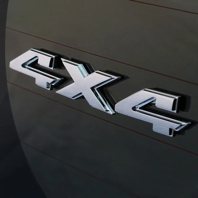 OEM 4X4 NAMEPLATE Emblem Chrome Bedside Tailgate For Dodge Dakota Ram ...